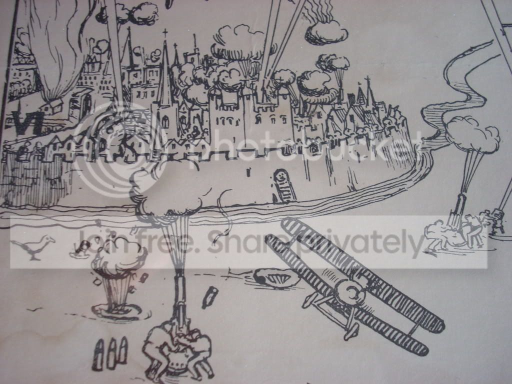 Original 1918 drawing of RFC/RAF battle - Air personnel and the war in ...