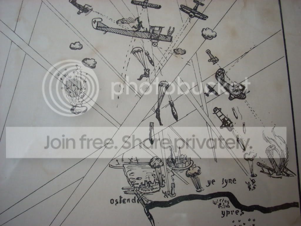Original 1918 drawing of RFC/RAF battle - Air personnel and the war in ...