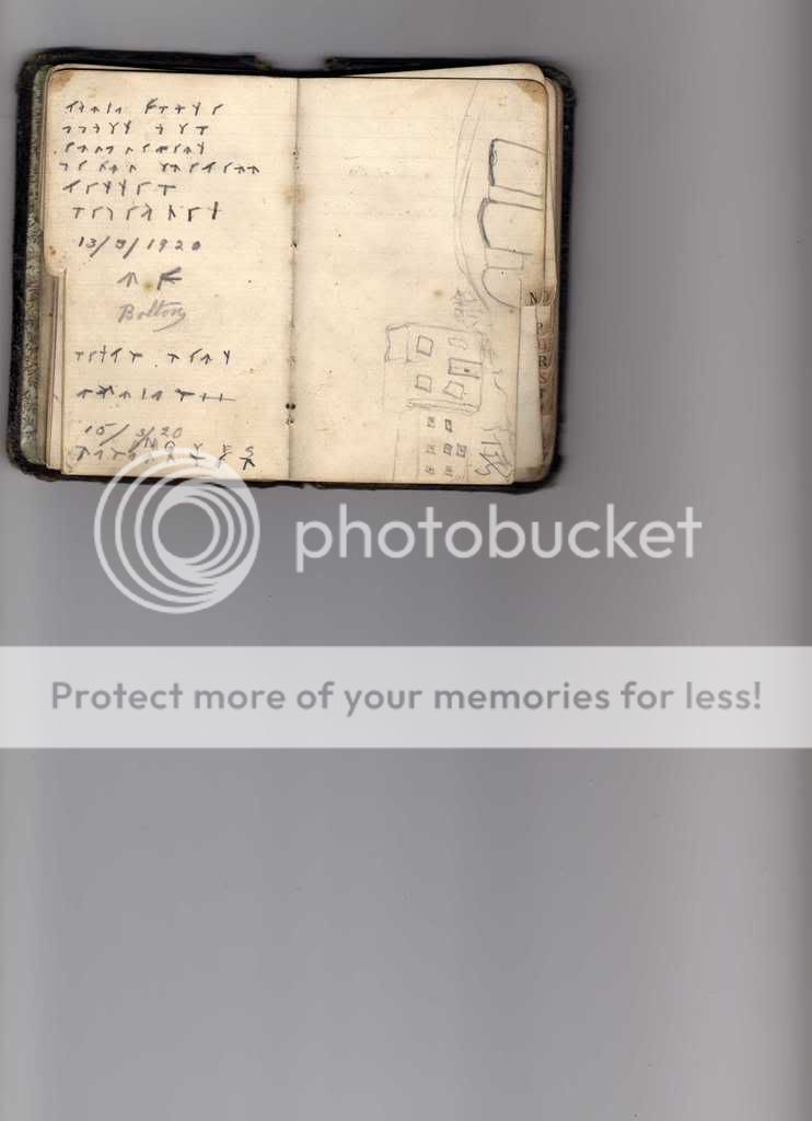 code found in a WW1 diary - can you break it? - Other Great War Chat ...