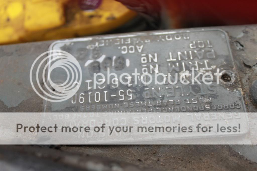 vin and trim tags - Chevy Message Forum - Restoration and Repair Help